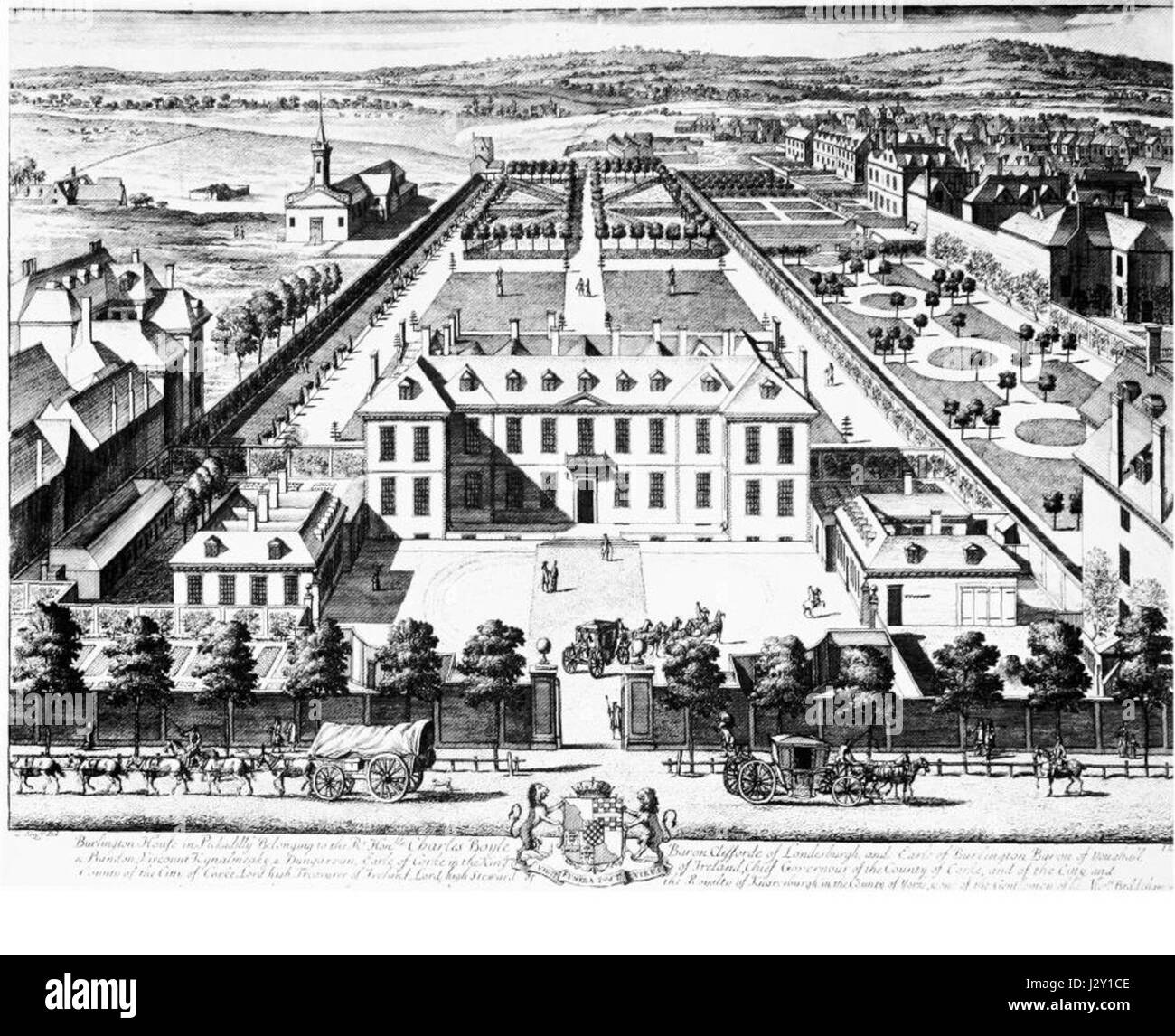 Burlington House 1698-99 Stock Photo - Alamy