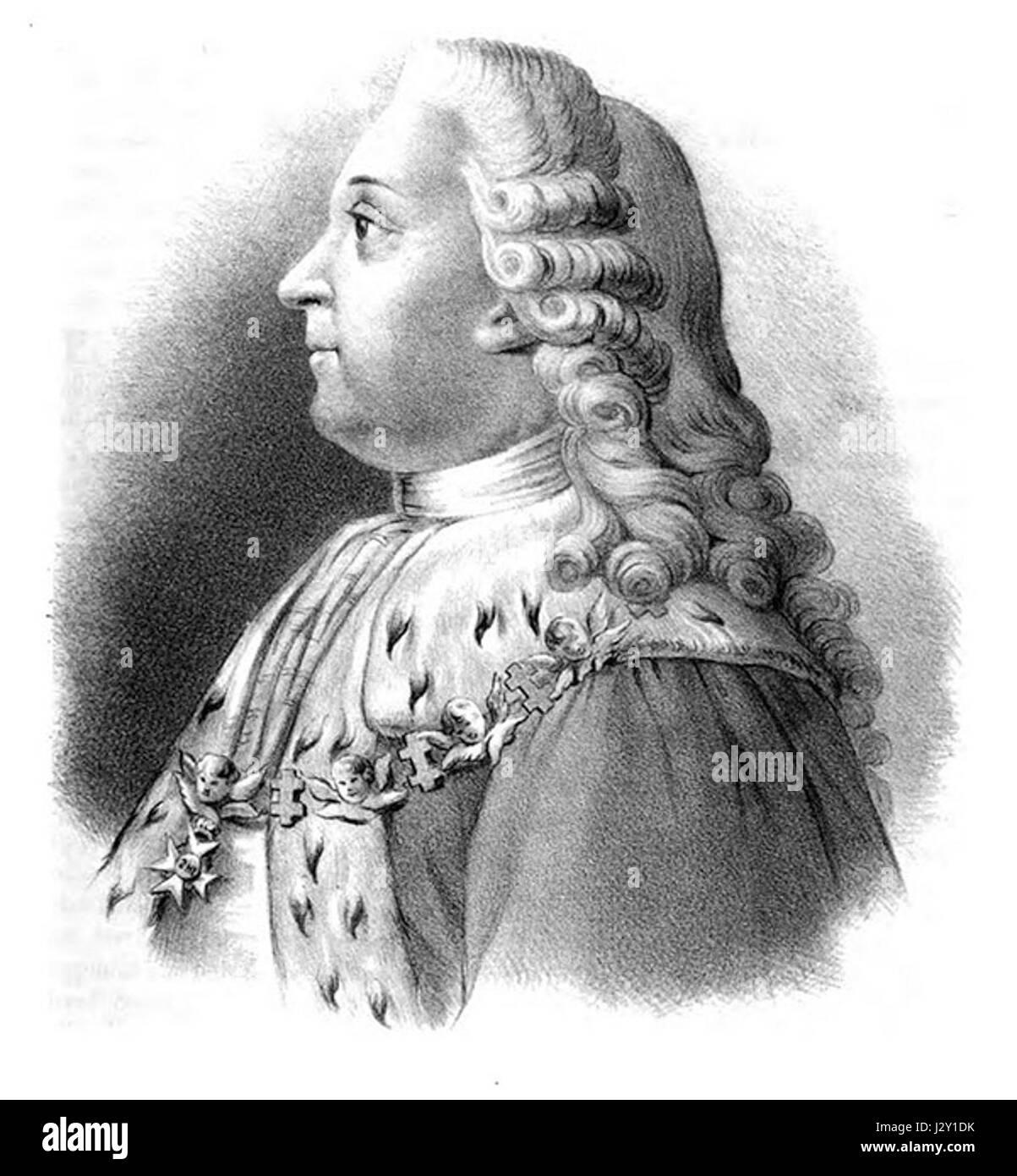 Carl Fredrik Scheffer-1849 Stock Photo - Alamy