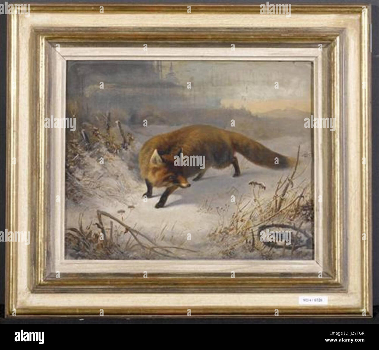 'Fuchs im Schnee' (Fox in the Snow) is a painting by Carl Oswald ...
