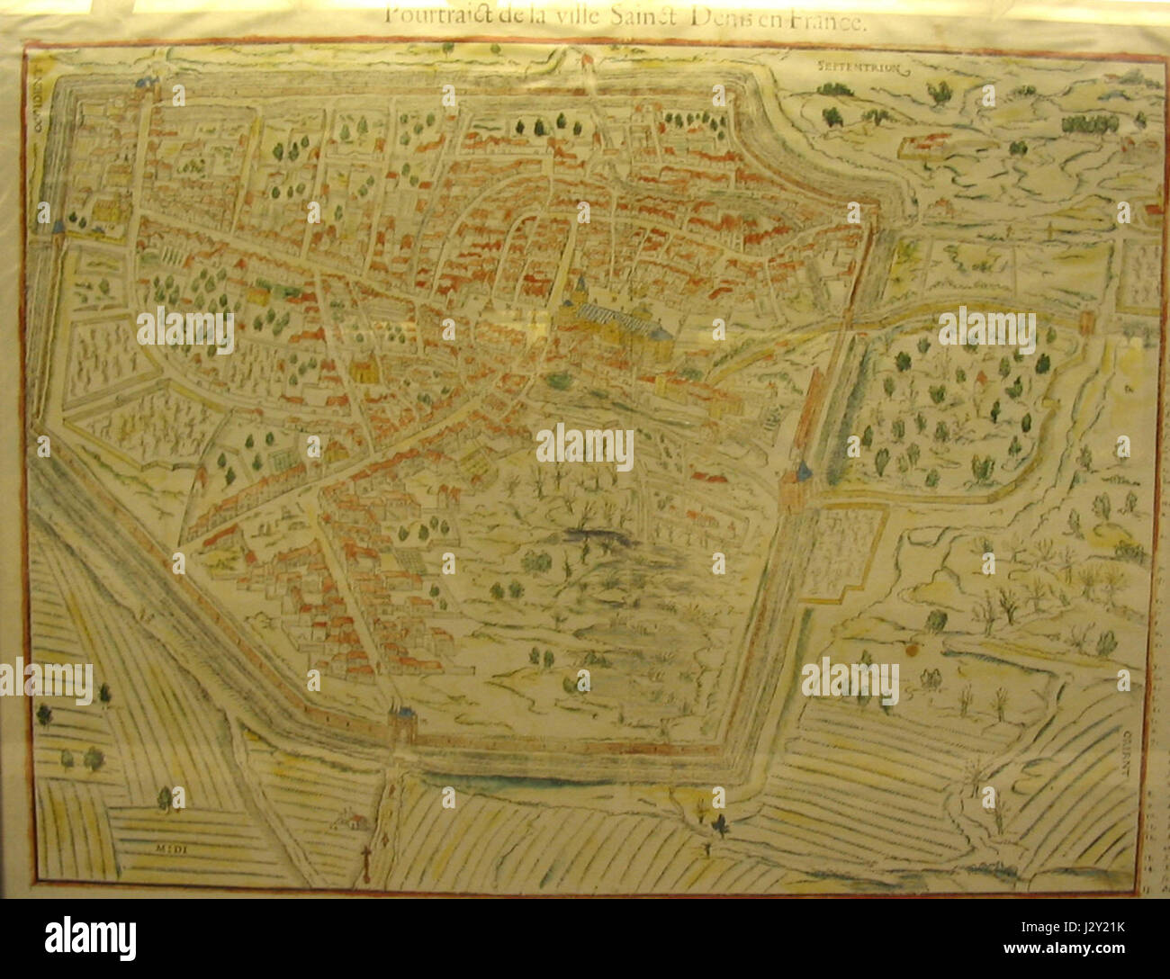 The Carte Historique de Saint-Denis 93 is a historical map detailing ...