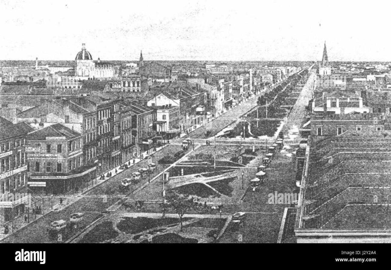 A photo of Canal Street in the 1850s offers a glimpse into the ...