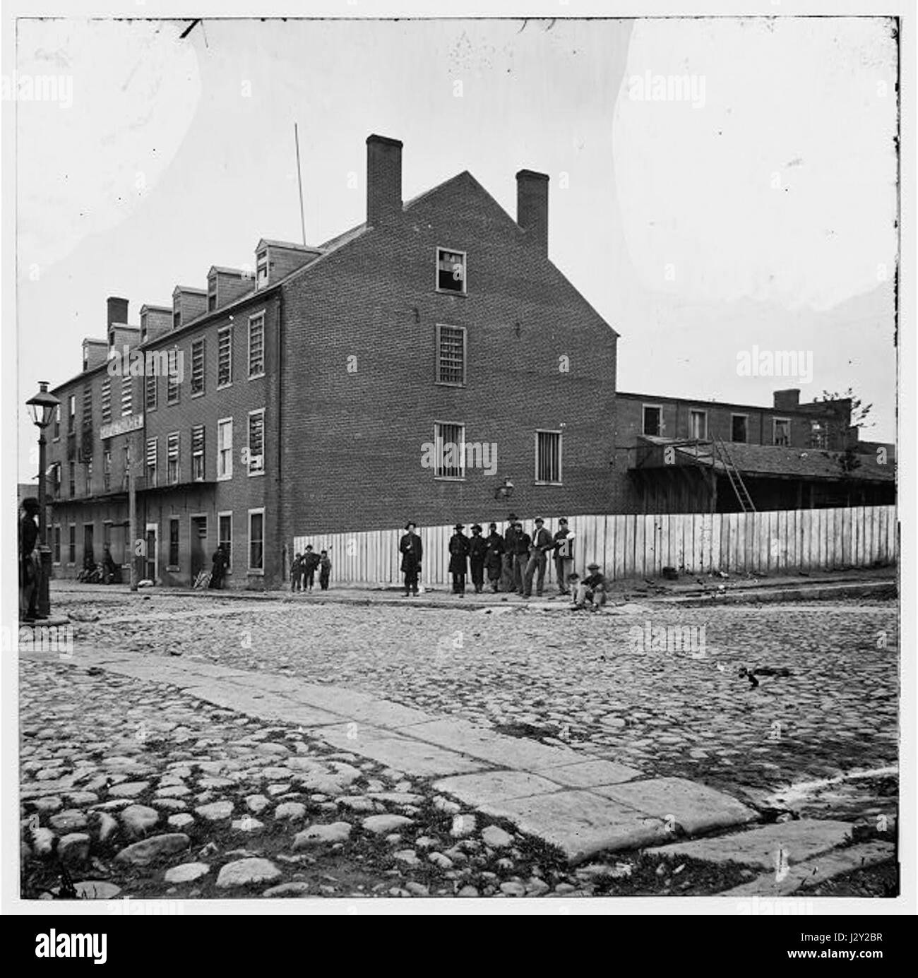 Castle Thunder was a prominent location, either a specific building or ...