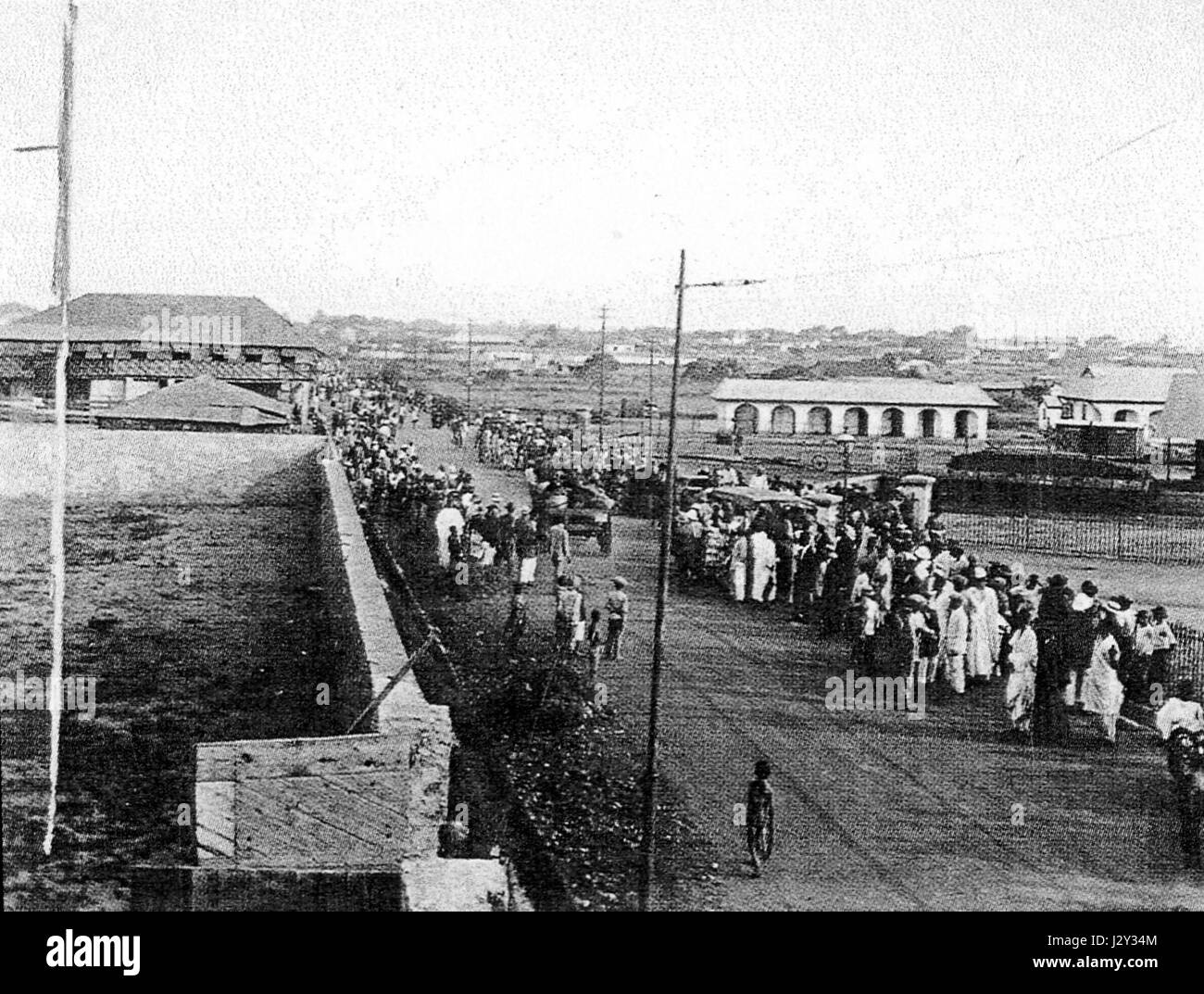 This photograph, taken around 1900, depicts a traditional Homowo ...