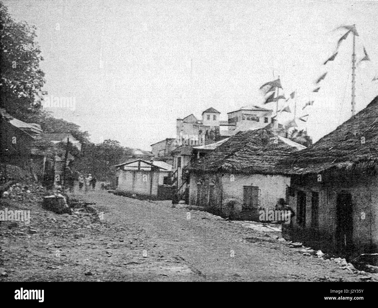 Ghana architecture Black and White Stock Photos & Images - Alamy