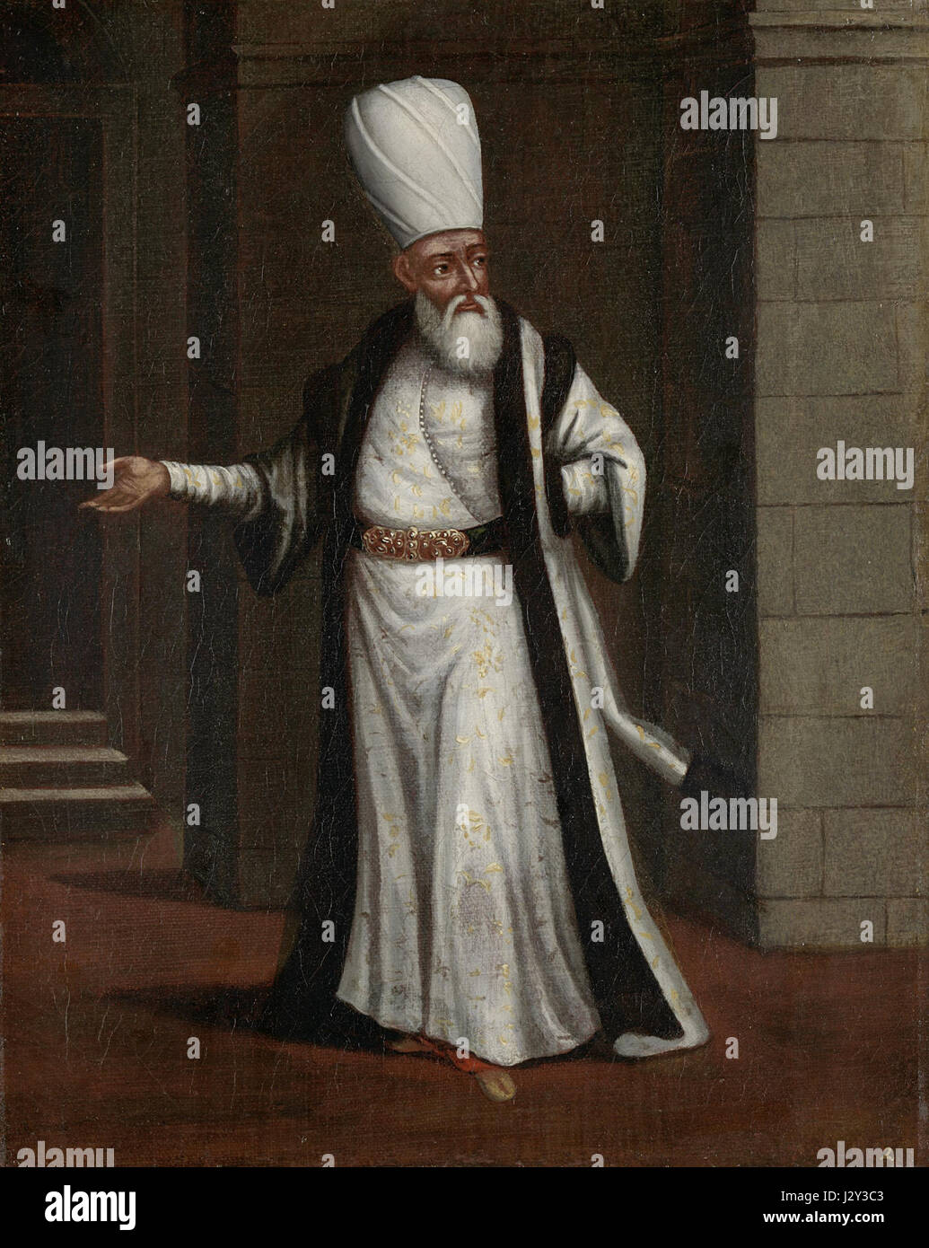 This title refers to a portrait or artifact depicting an Ottoman leader ...