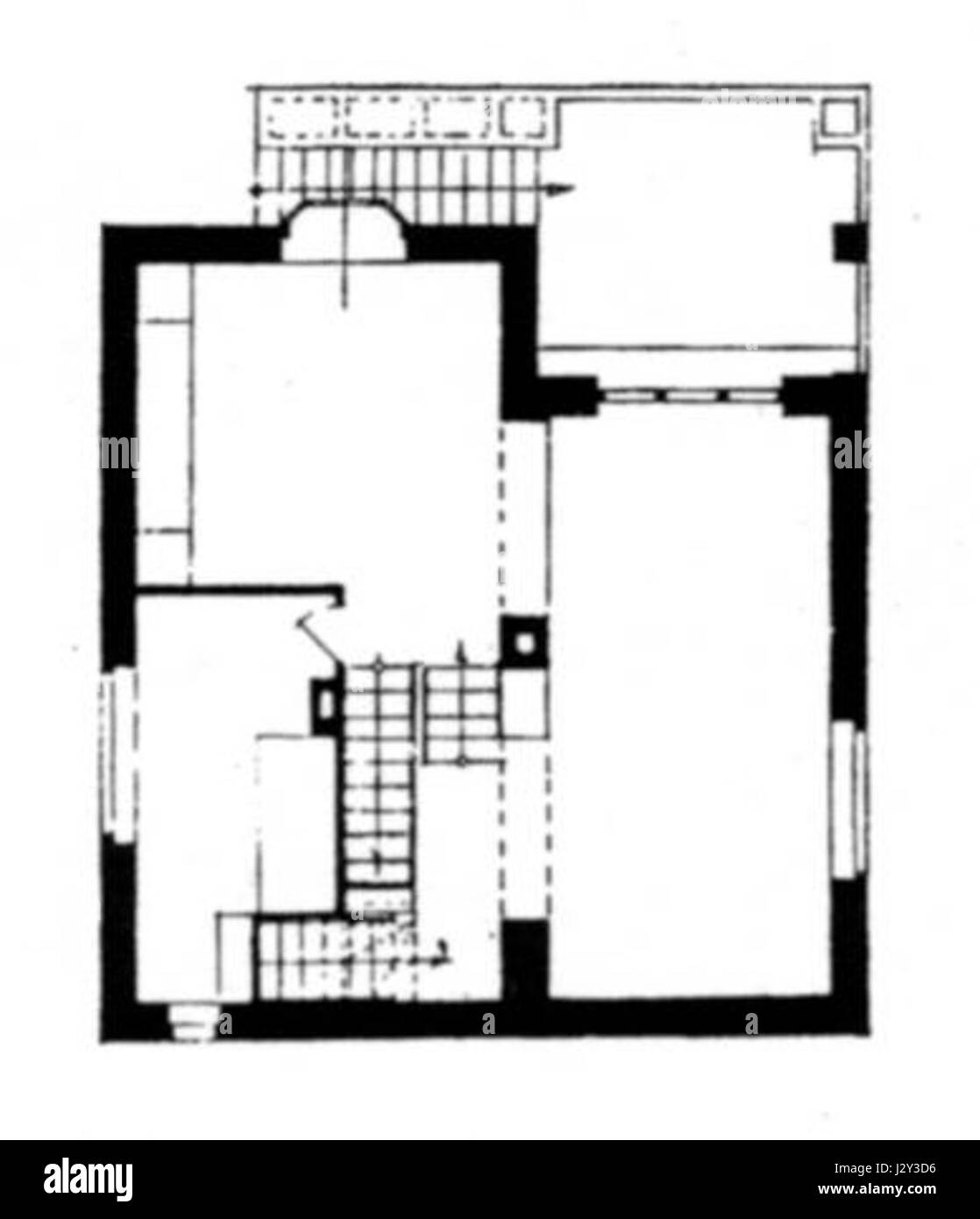 Adolf Loos' Haus Rufer plan refers to the architectural design created ...