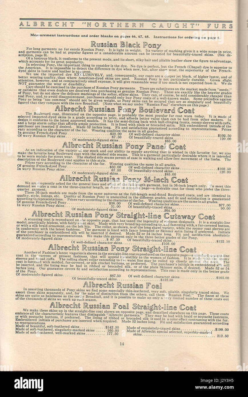 Albrecht's Fur Facts & Fashion from 1912-13 is a historical guide to ...