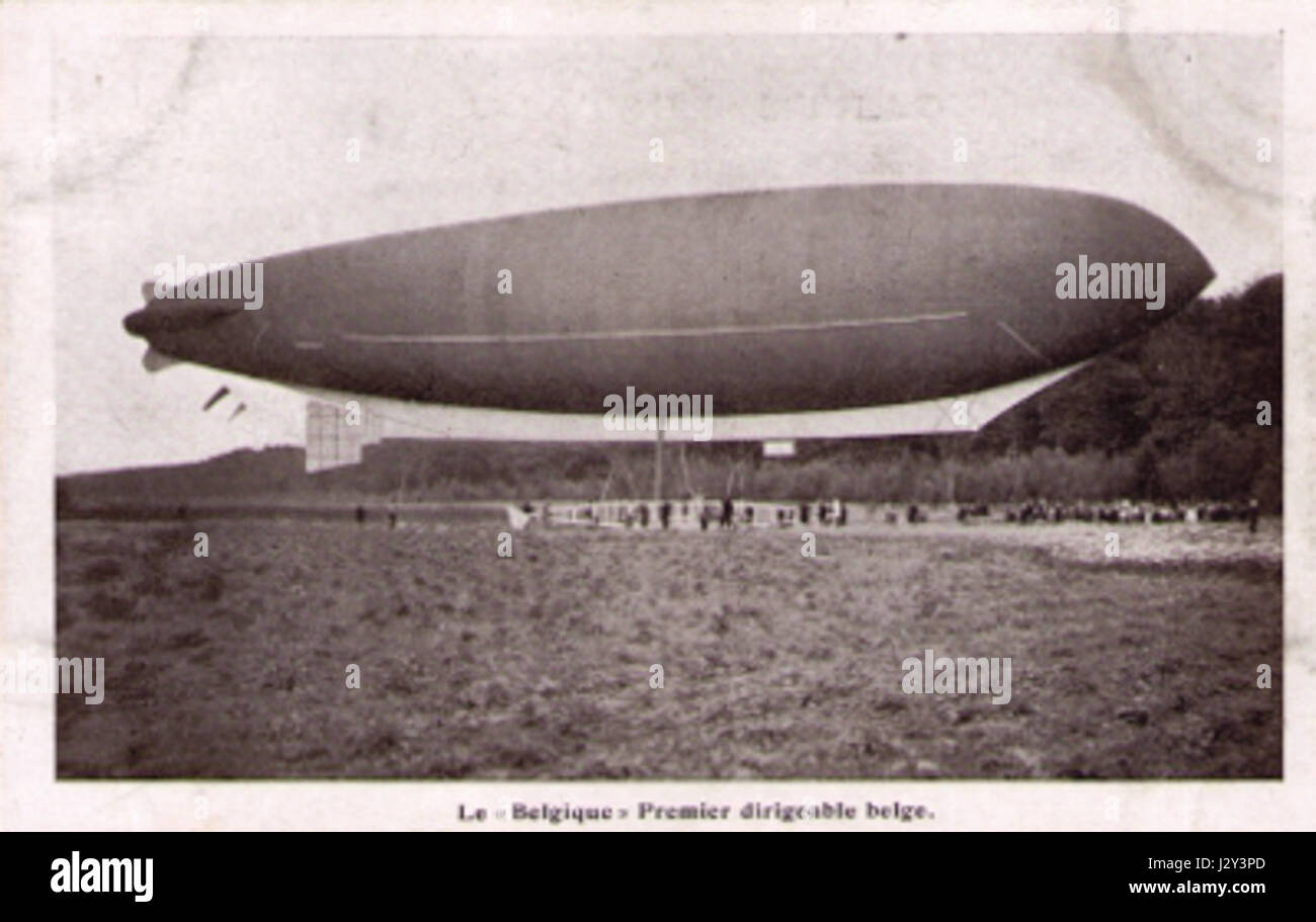 The Airship Belgique was a dirigible used primarily in the early 20th ...