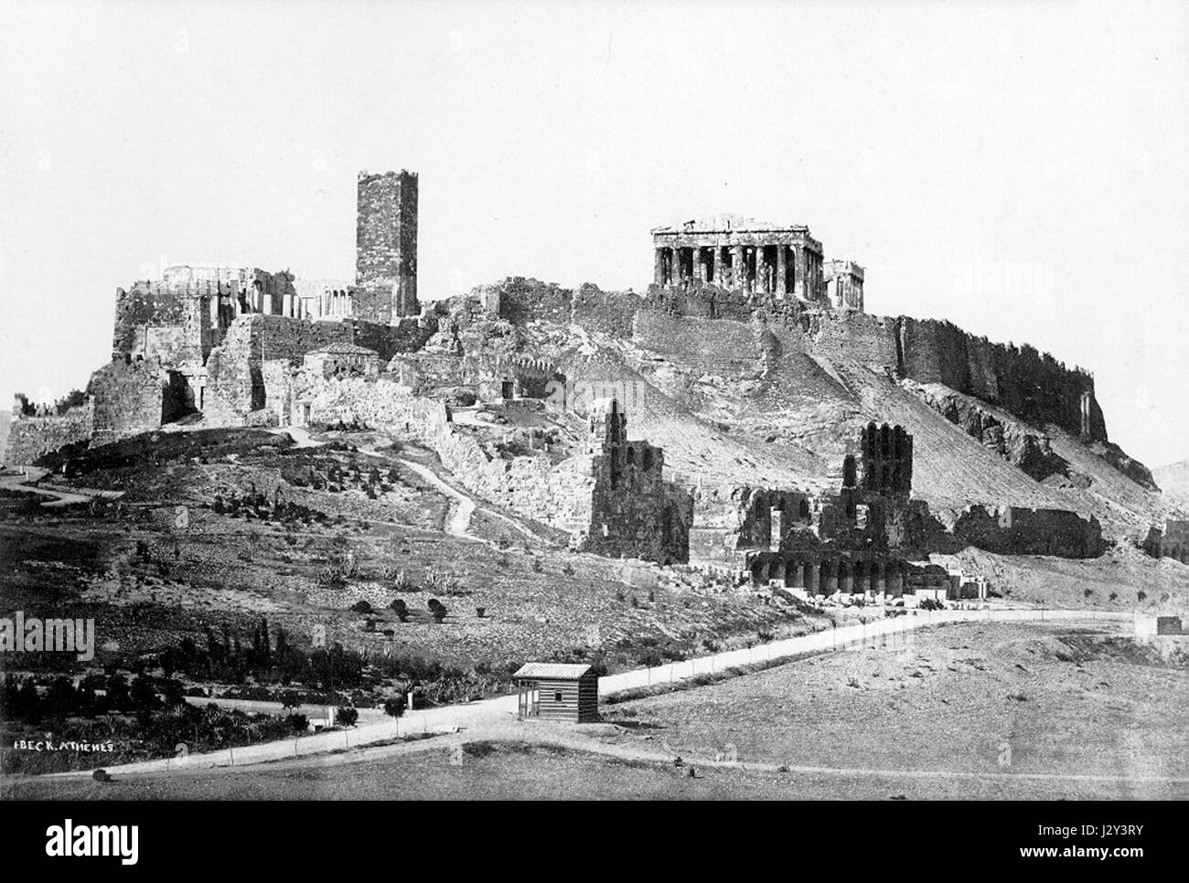 Akropolis Black and White Stock Photos & Images - Alamy