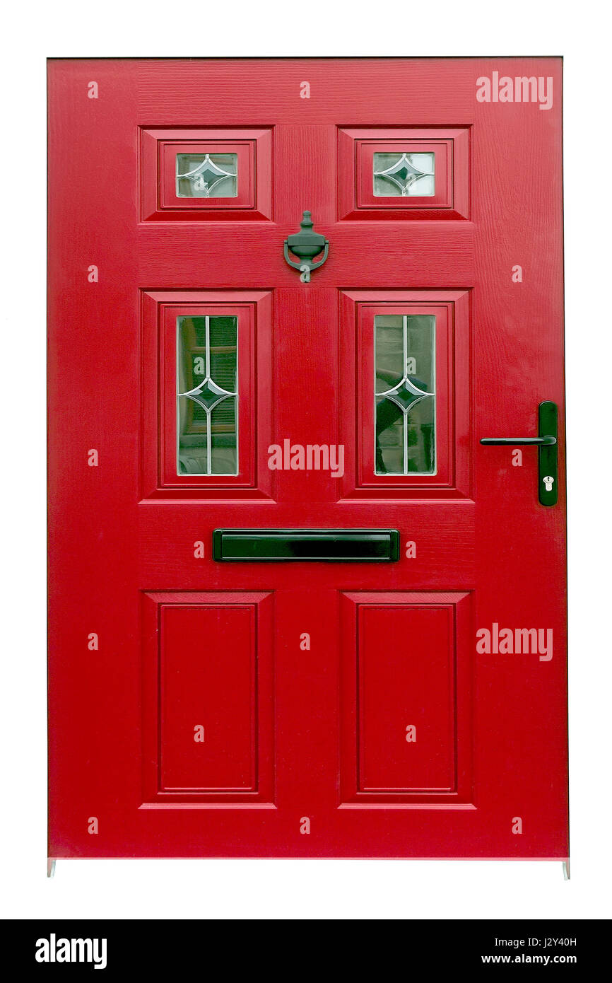 Front doors houses Cut Out Stock Images & Pictures - Alamy