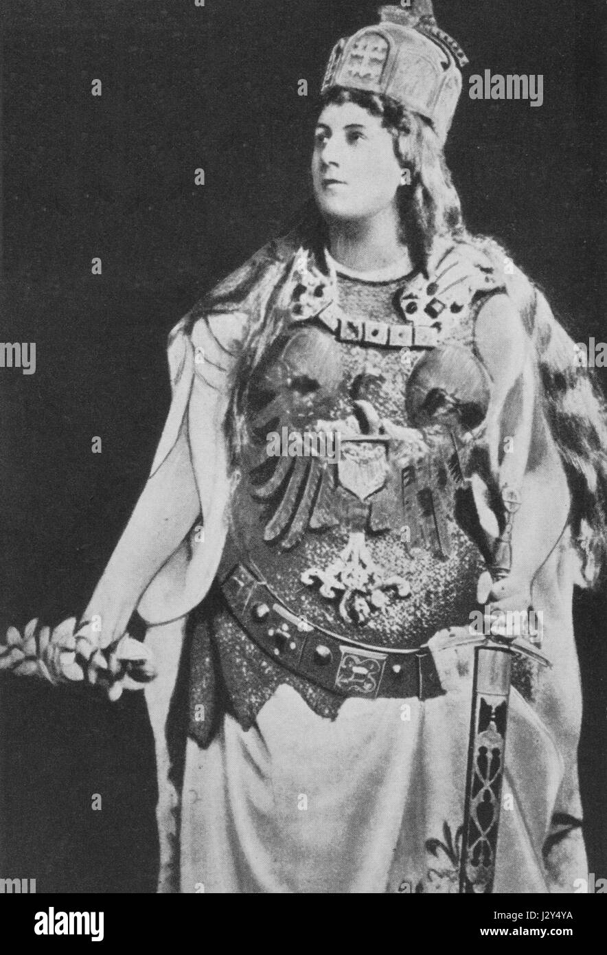 'Anna Fuehring als Germania' is an 1891 portrait by the artist ...