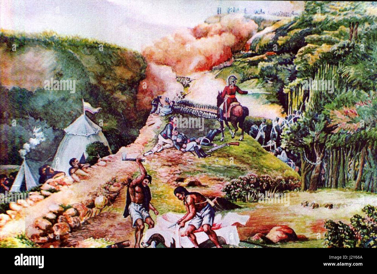 A historical reference to the Battle of Tacines, an event in history ...