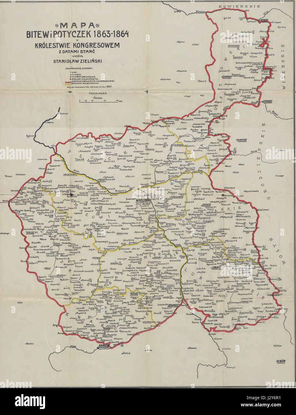 This image references the Battles of the January Uprising, which took place in Congress Poland ...