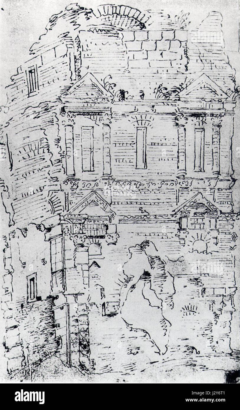 The Barbarathermen in Trier, Wiltheim, dating from 1620, refers to a ...