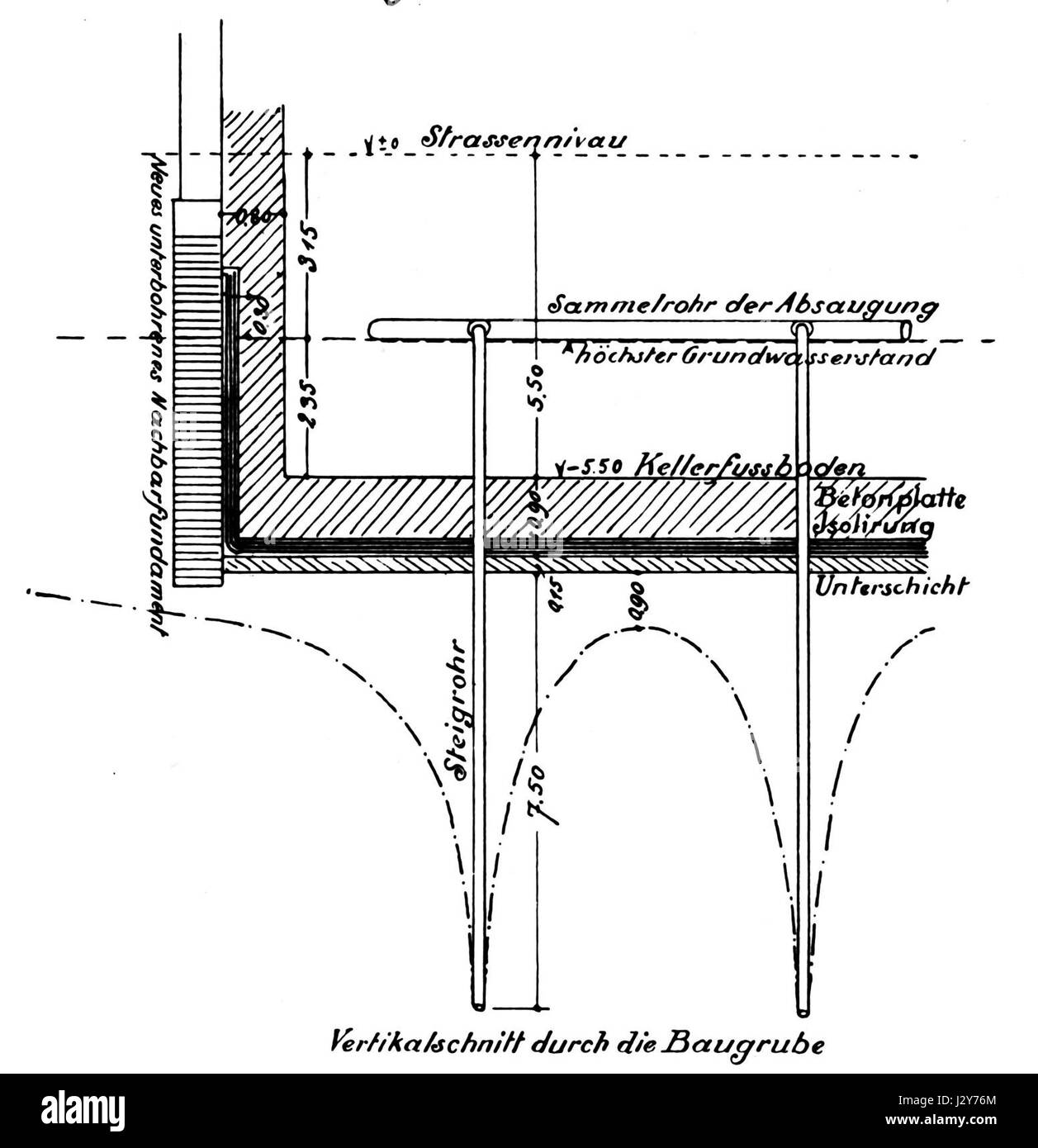 Cross section building plan hi-res stock photography and images - Alamy