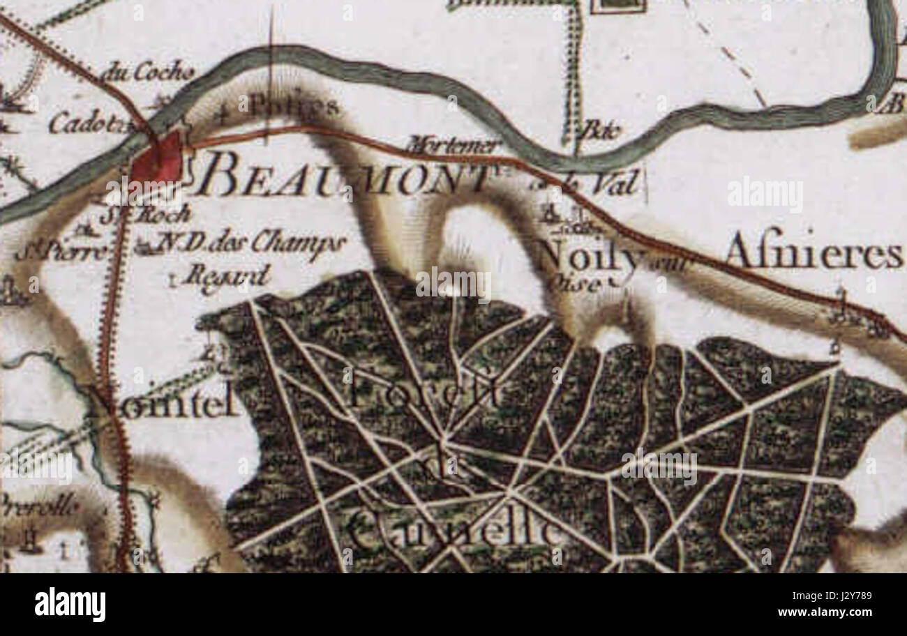 The Carte de Cassini, a detailed map of France created in the 18th ...