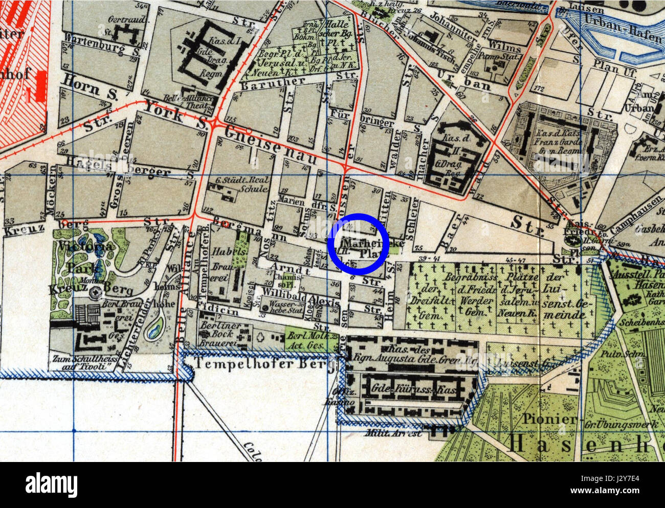 Berlin lageplan hi-res stock photography and images - Alamy