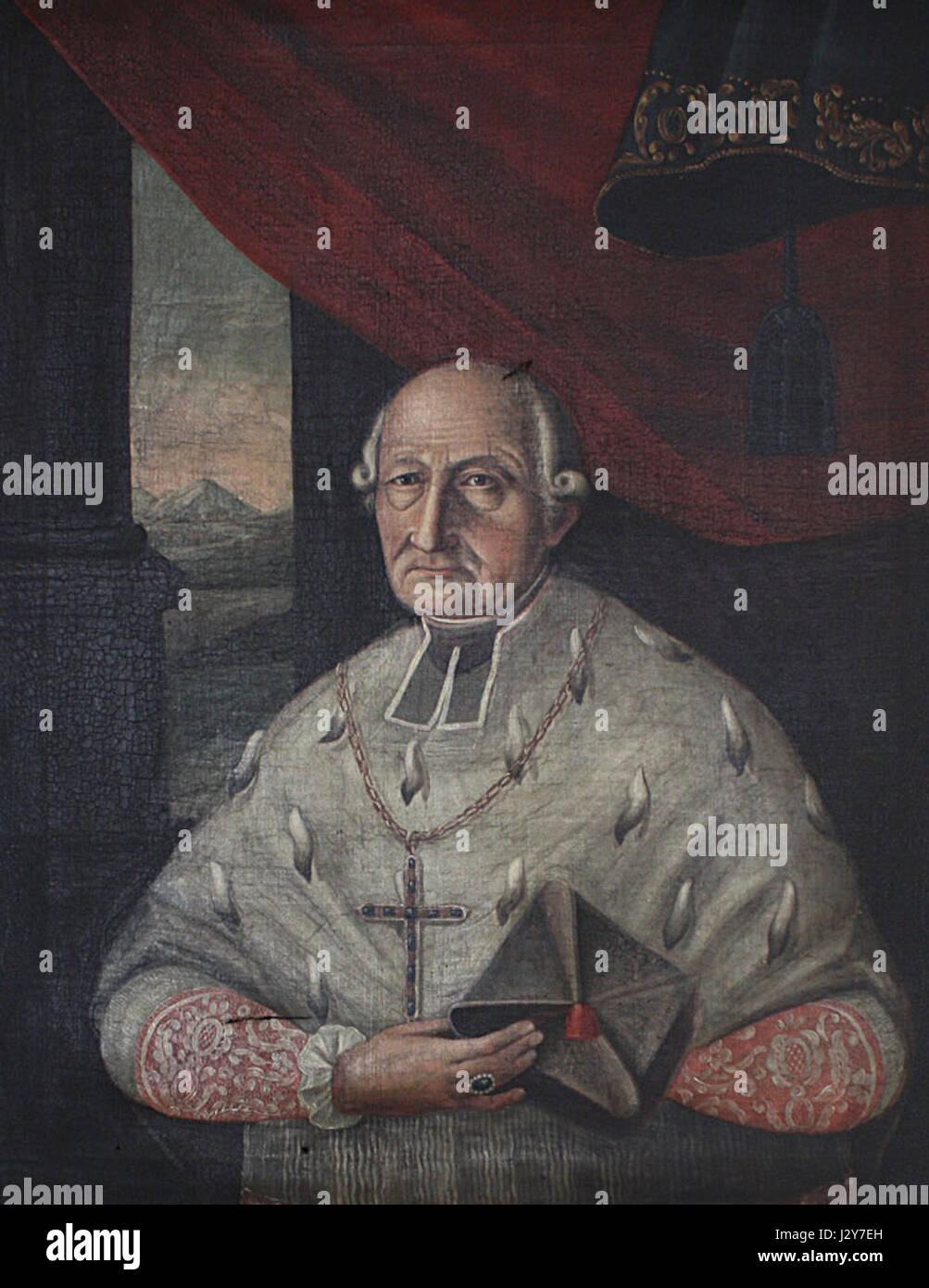 Bernhard Galura Oelbild 1850 Stock Photo - Alamy