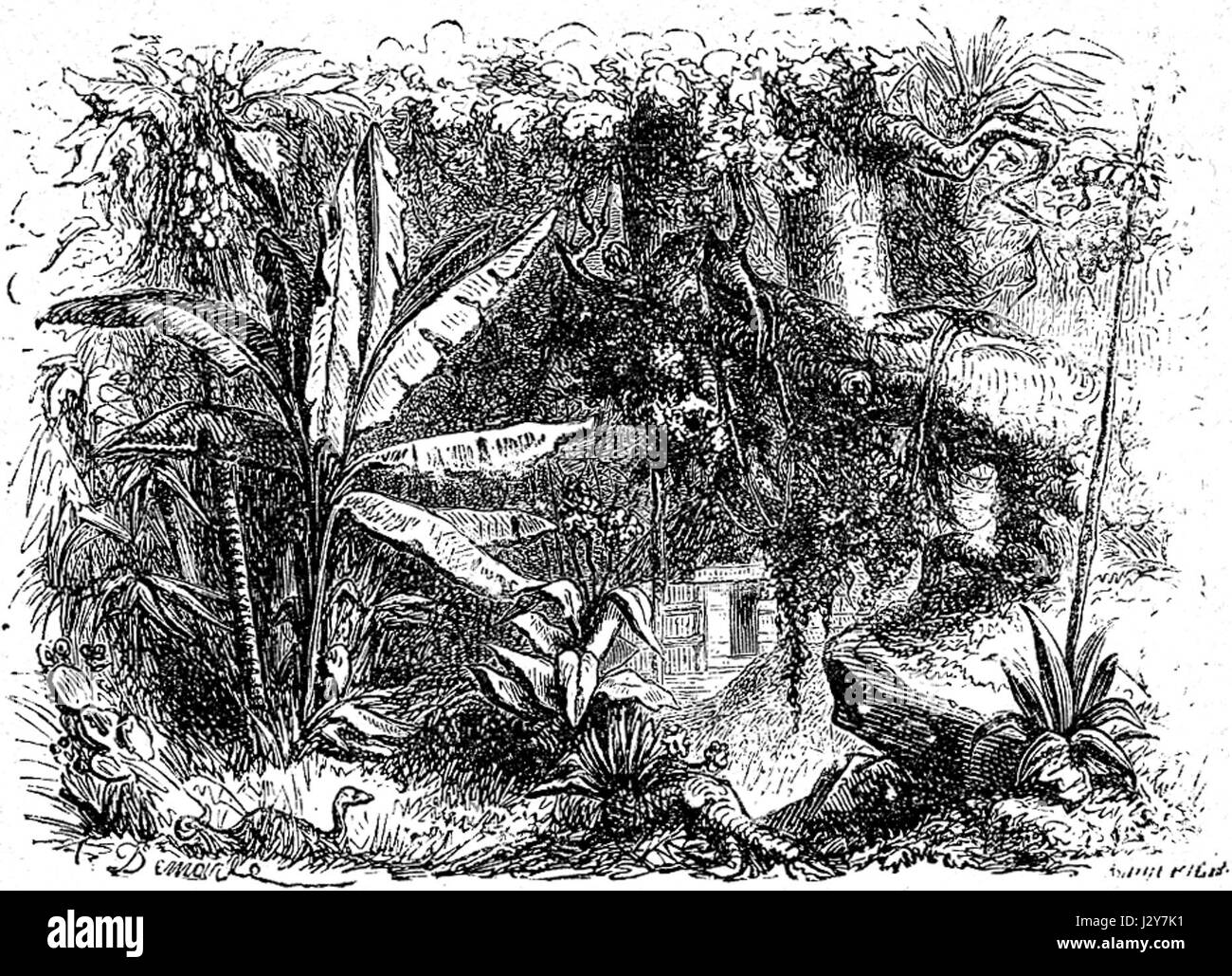 'Bernardin Indian Cottage' is a historical reference to a structure in ...