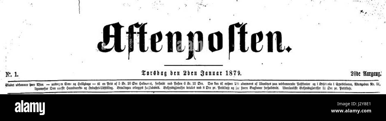 This image features the front page of the Norwegian newspaper ...