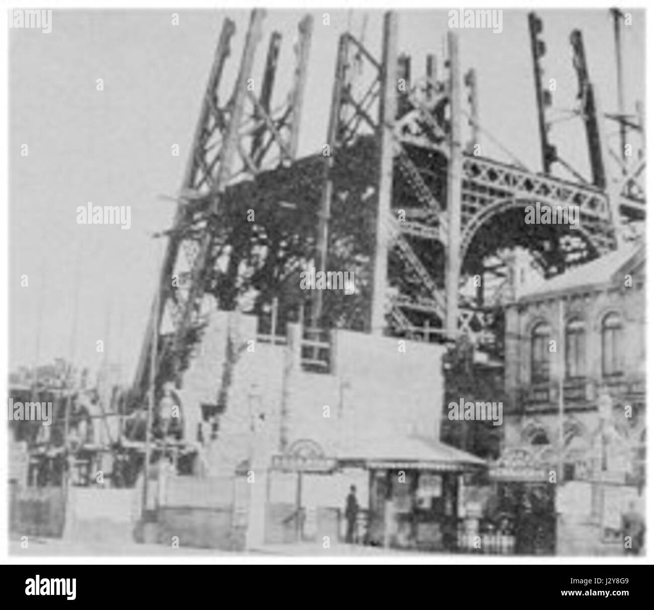 Blackpool Tower, built in 1893, is a prominent landmark in Blackpool ...