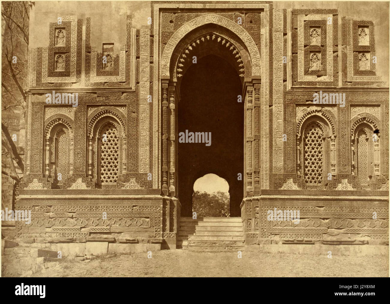 The Alauddin Gateway is a historical monument, likely part of the ...