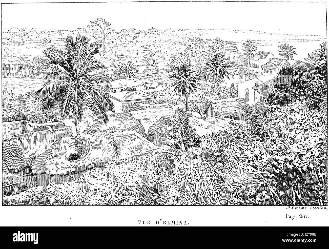 The Bonnat Elmina is an artwork depicting the Elmina Castle, located in ...