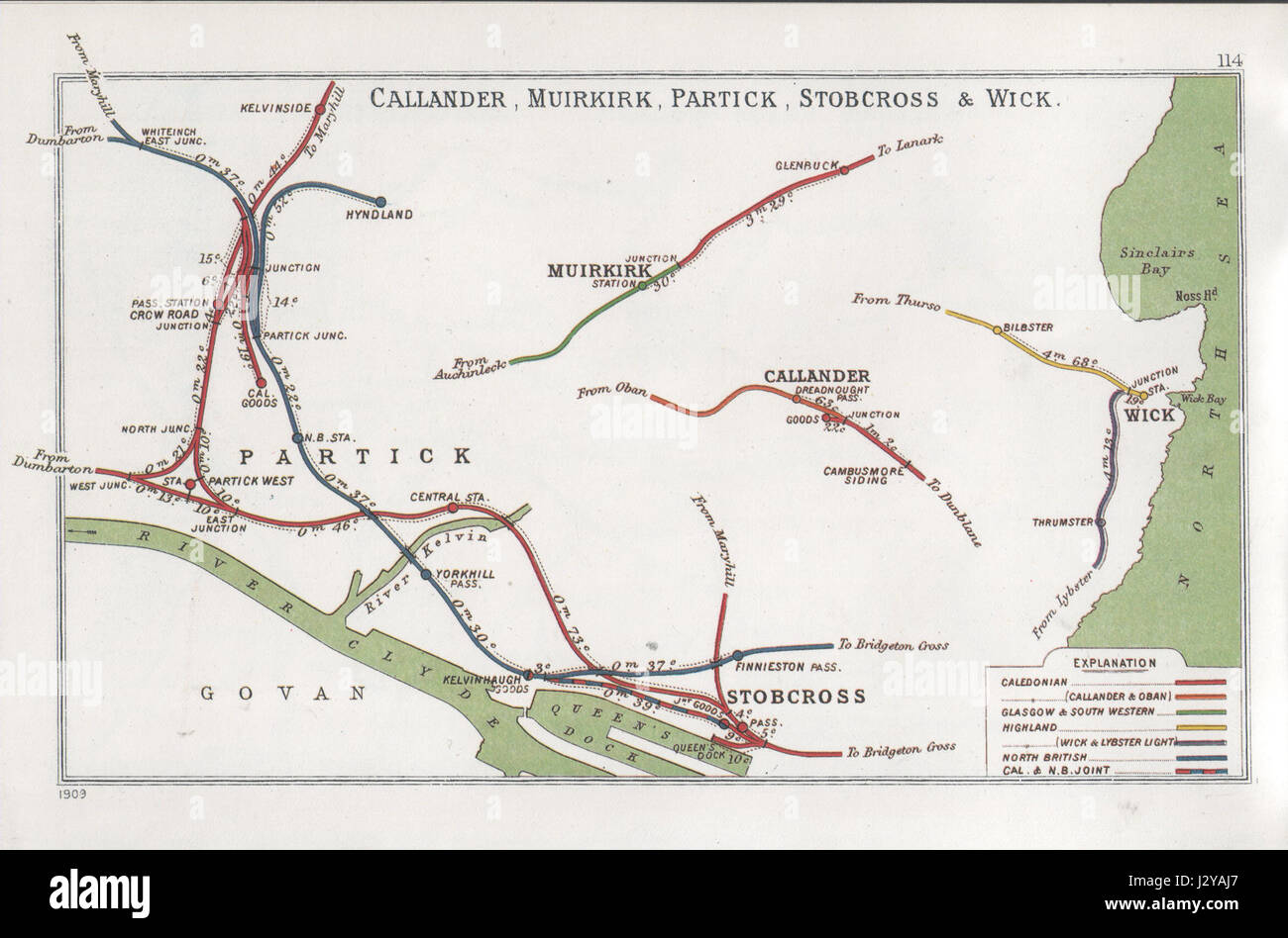 Callander map hi-res stock photography and images - Alamy
