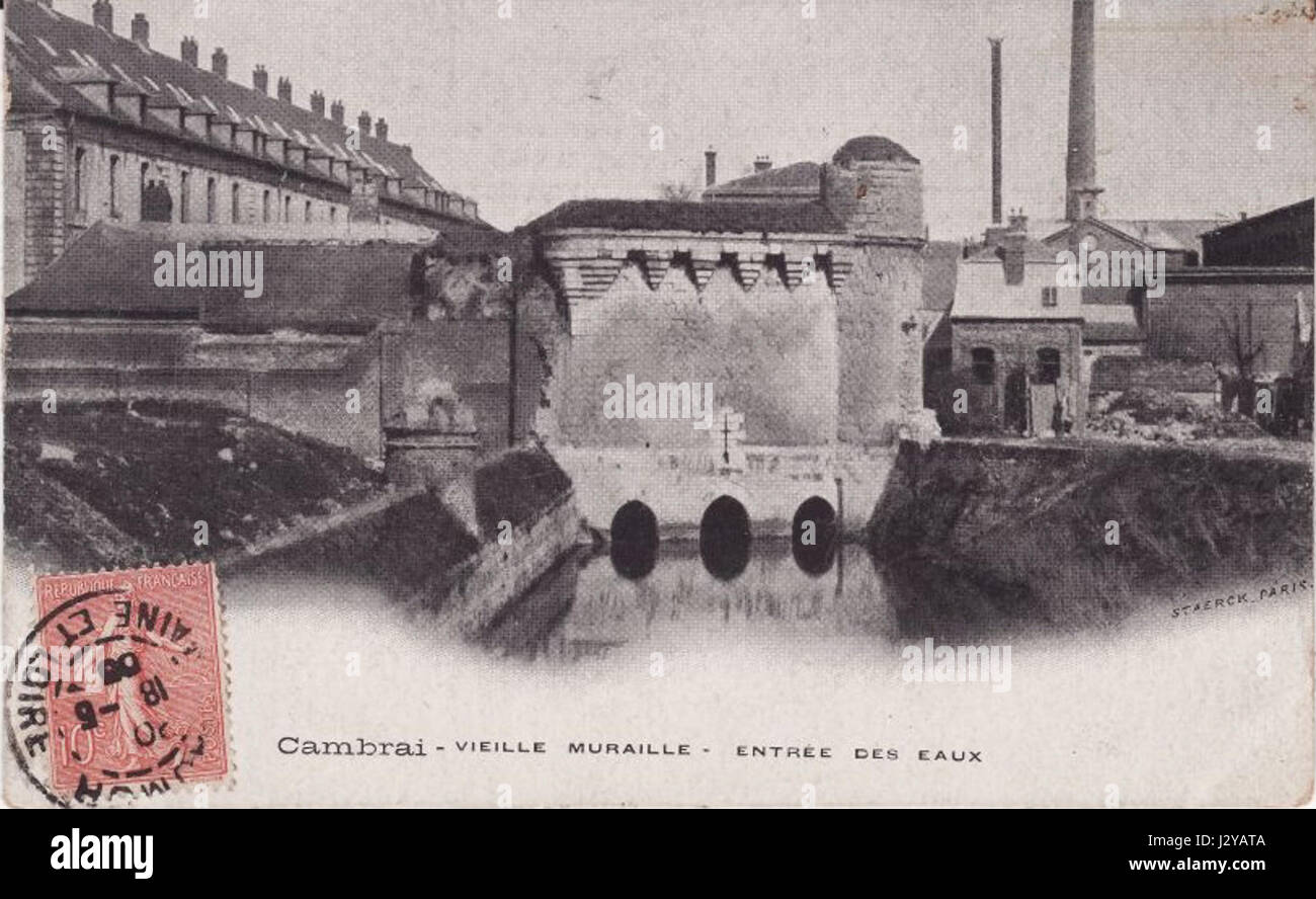 The Cambrai CPA porte des arquets escaut represents an architectural ...