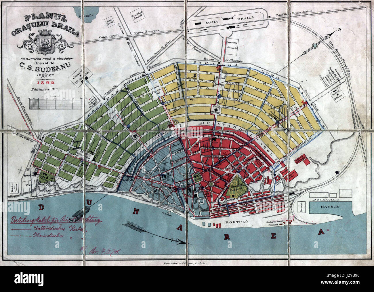 Braila map hi-res stock photography and images - Alamy