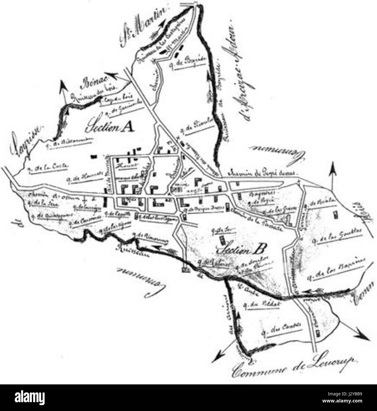 Boundary identification Black and White Stock Photos & Images - Alamy