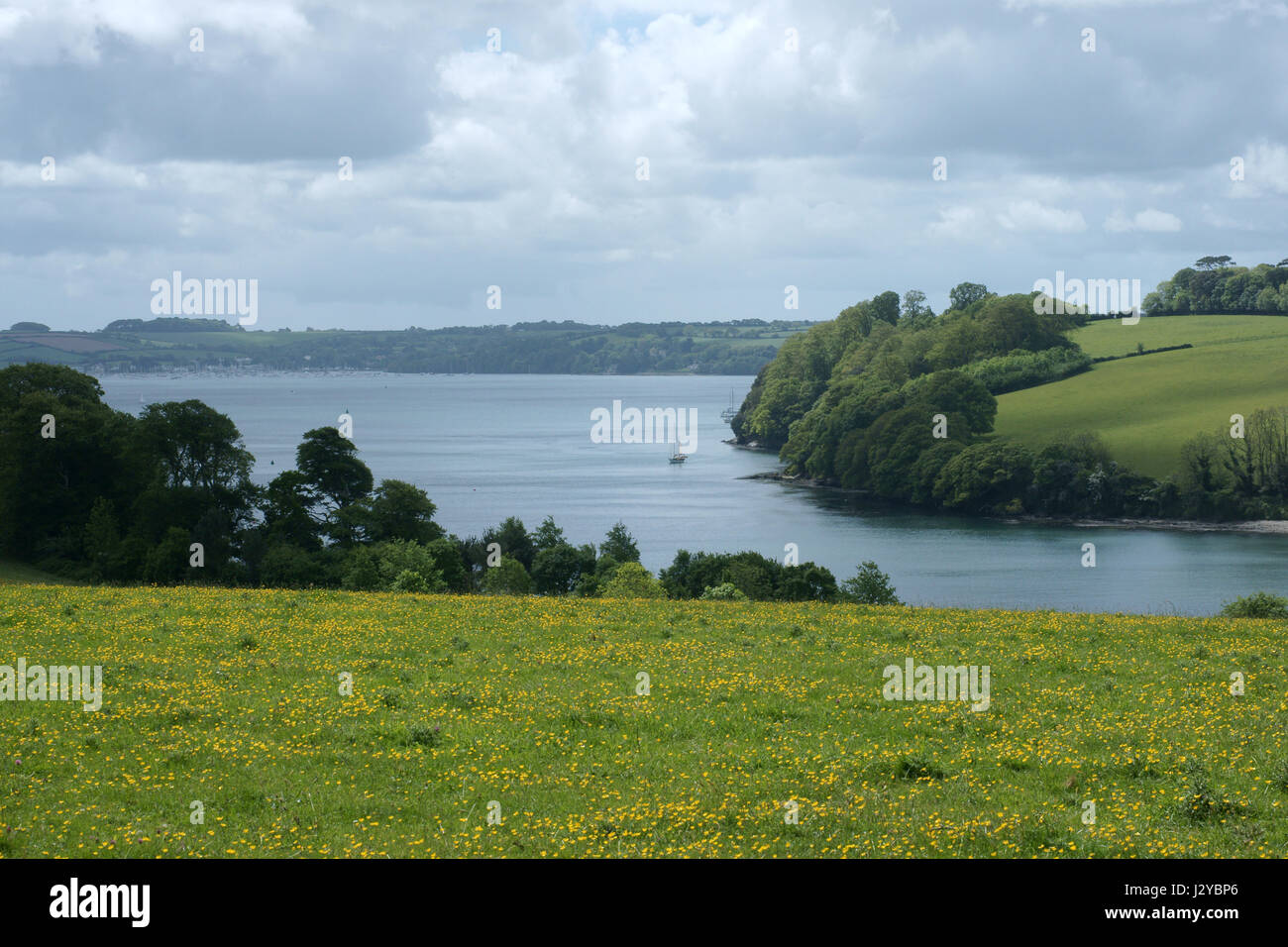 The river Fal Stock Photo - Alamy