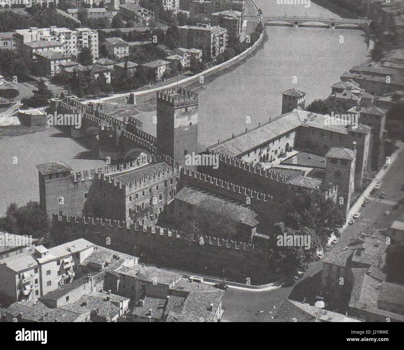 This historical structure, Castelvecchio, located in Verona (Vr), Italy ...