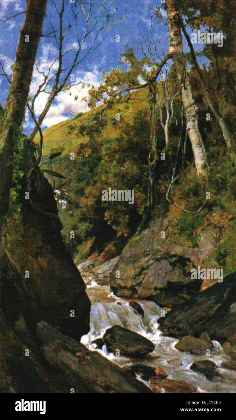 'Cascada de Catuche' (1898) is a famous painting by Venezuelan artist ...