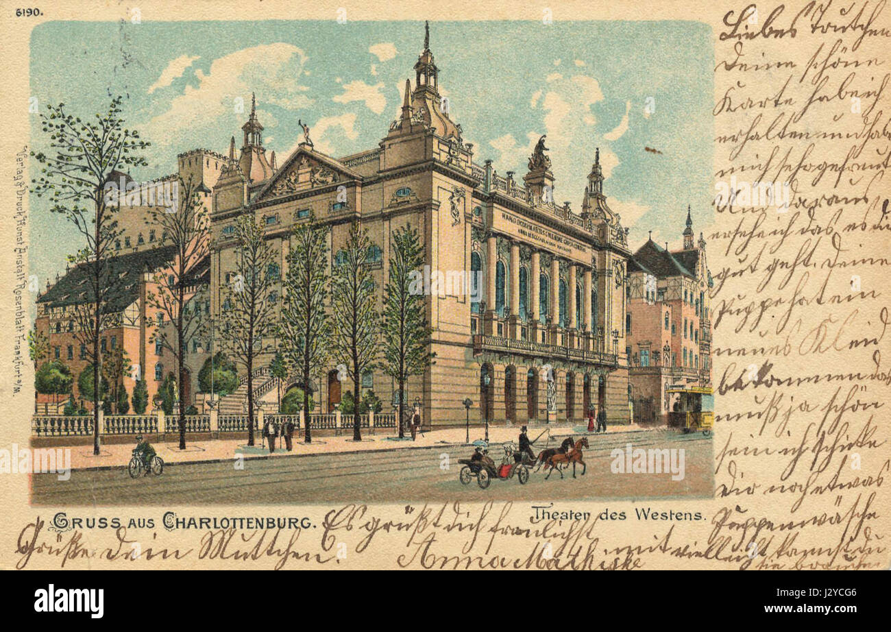 The Berlin-Charlottenburg Postkarte 08 is an early 20th-century ...