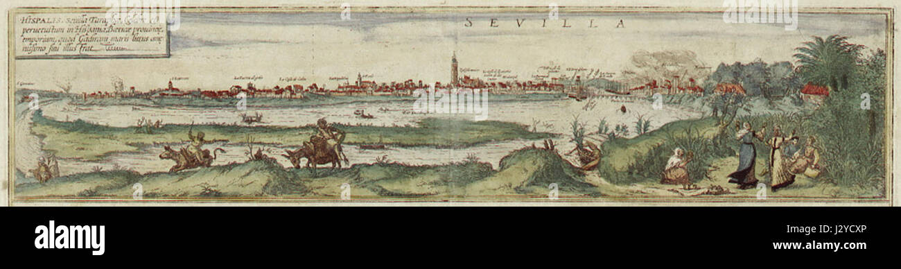 Old sevilla map hi-res stock photography and images - Alamy