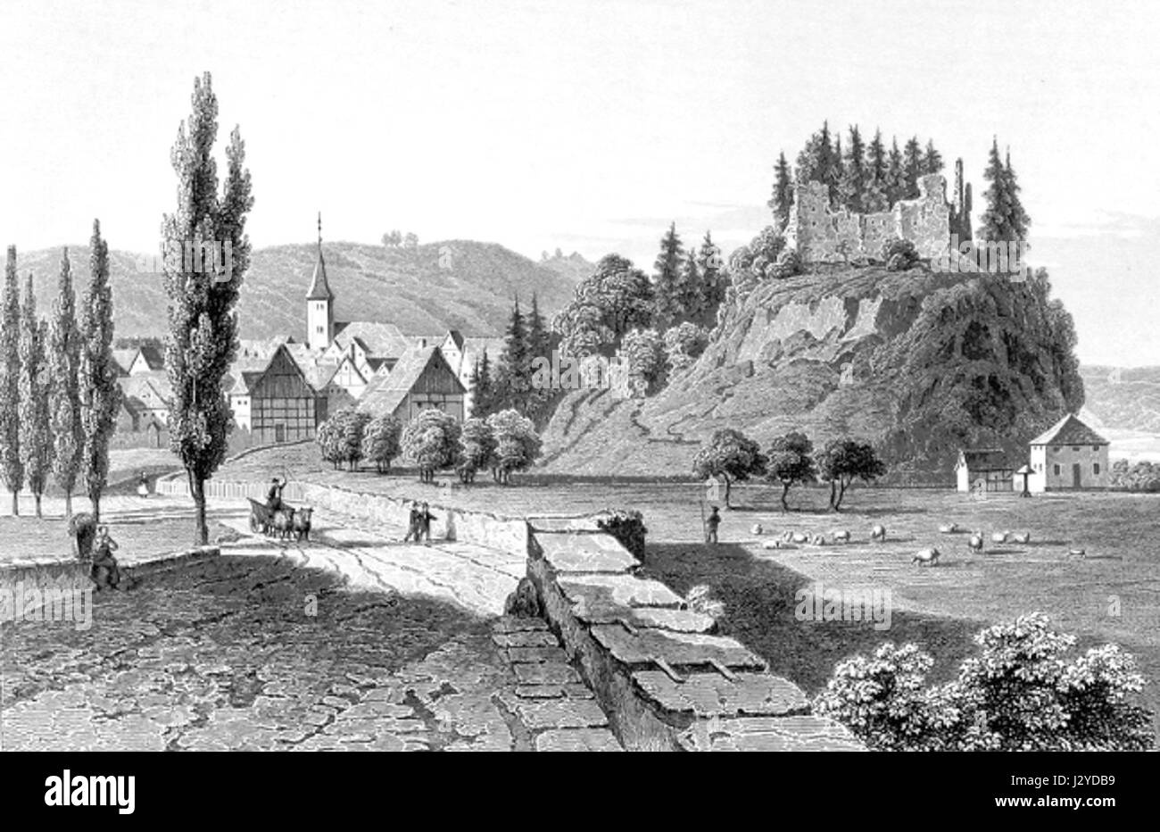 Burg Polle is a castle in Germany that dates back to the 19th century ...