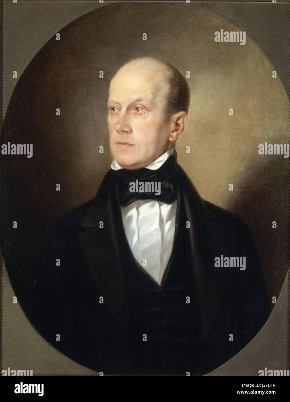 A portrait of Russian philosopher Pyotr Chaadaev, known for his ...