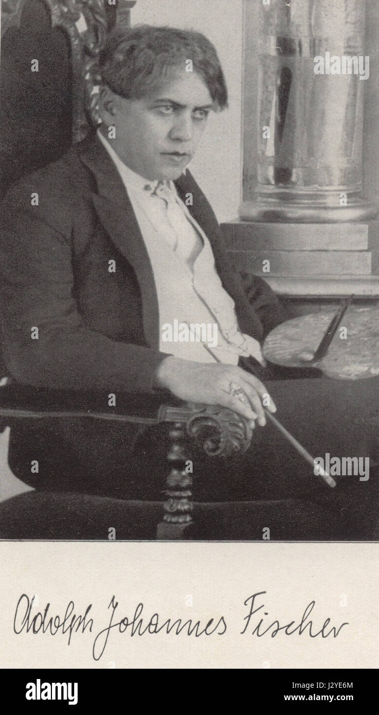 This is an image of Adolph Johannes Fischer, a German artist, shown ...