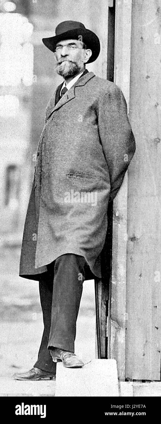 Adolf Cluss, a renowned architect, is depicted in front of the National ...