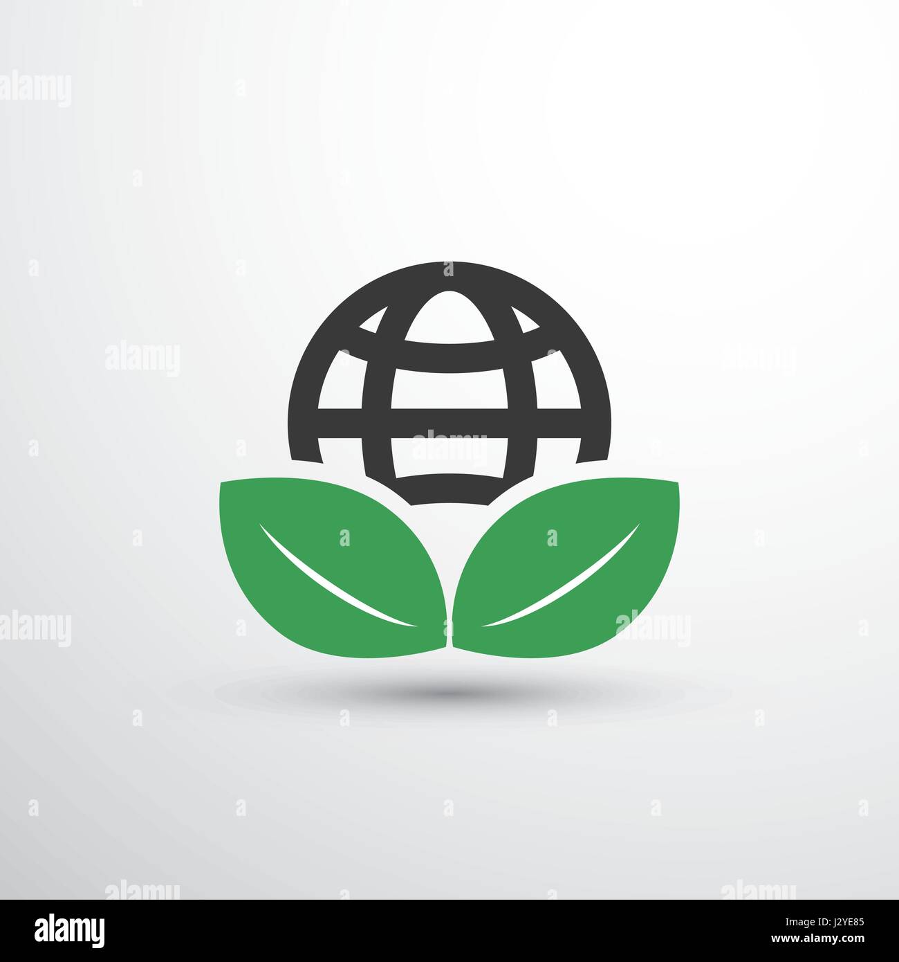 Eco Icon - Earth Stock Vector Image & Art - Alamy
