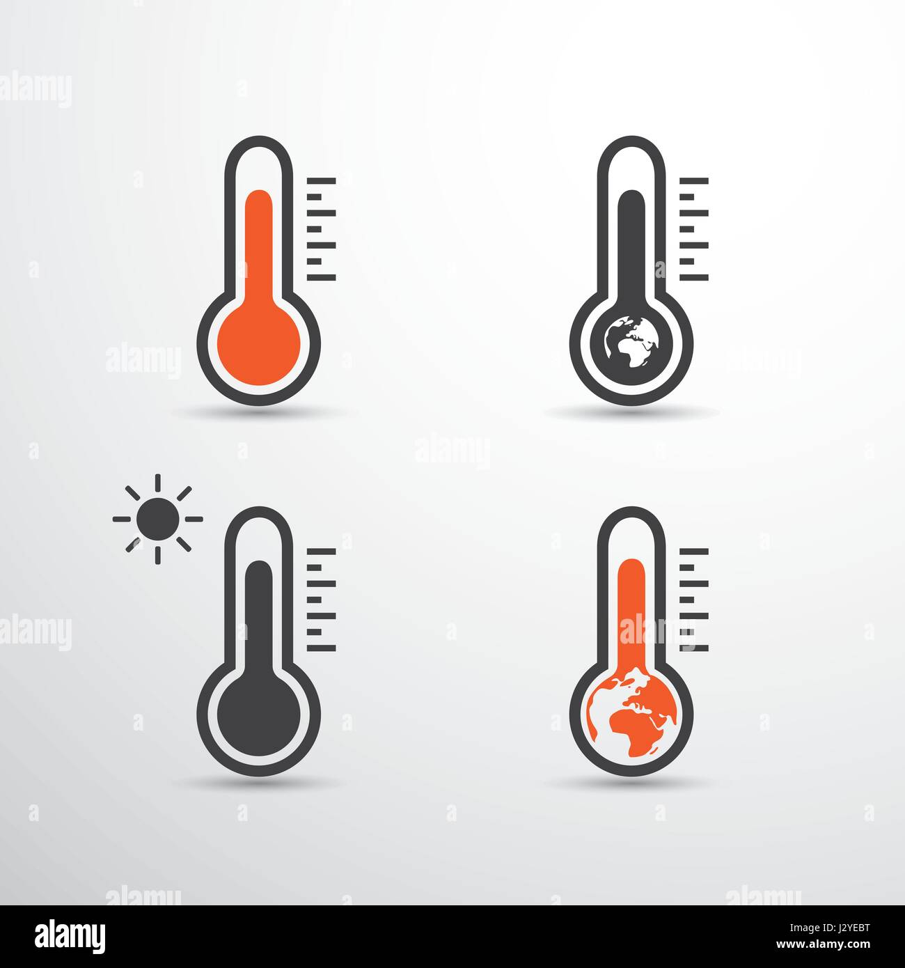 Thermometer minus Stock Vector Images - Alamy