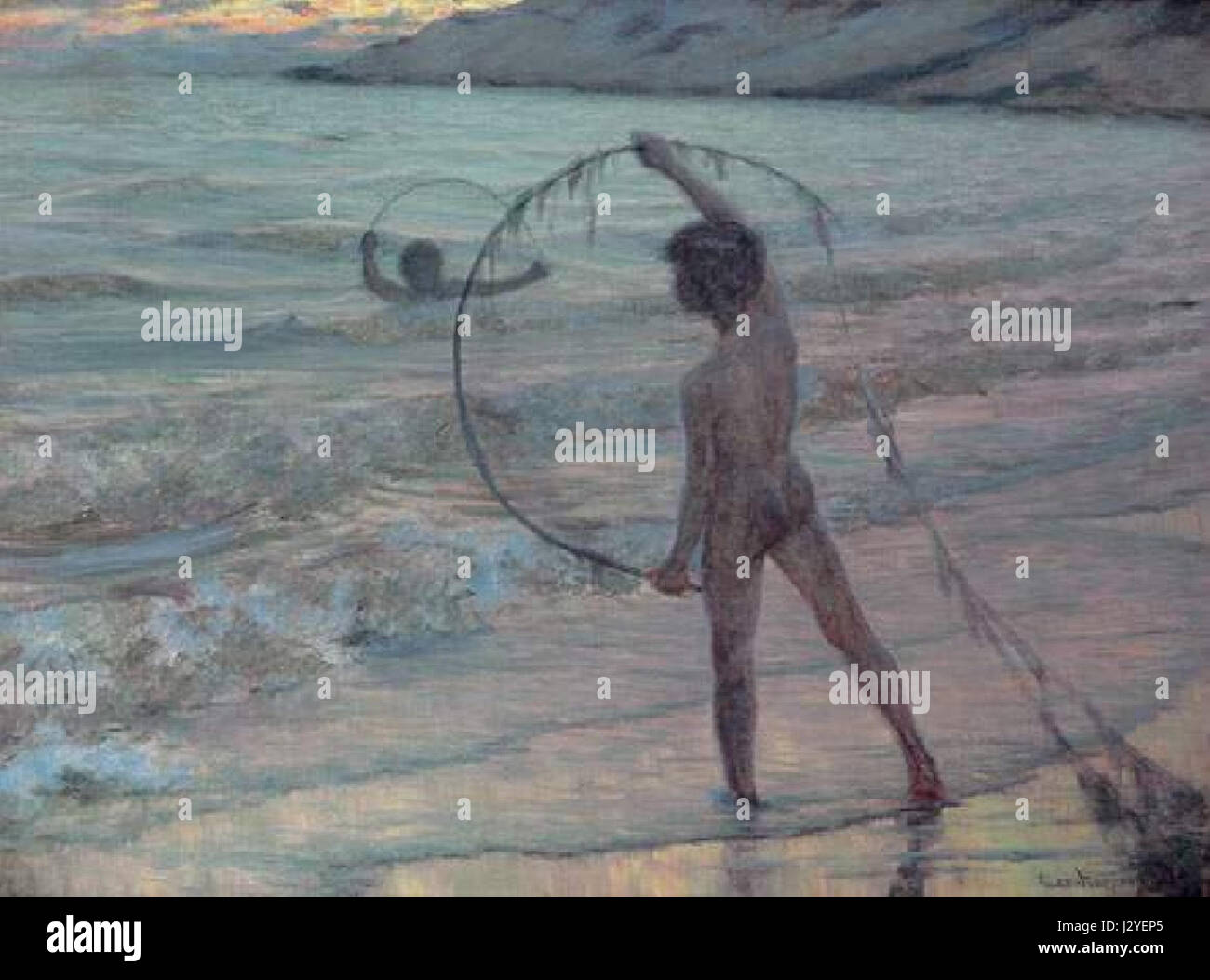 'The Circle of the Sea' by Alexander Harrison is an art piece that ...