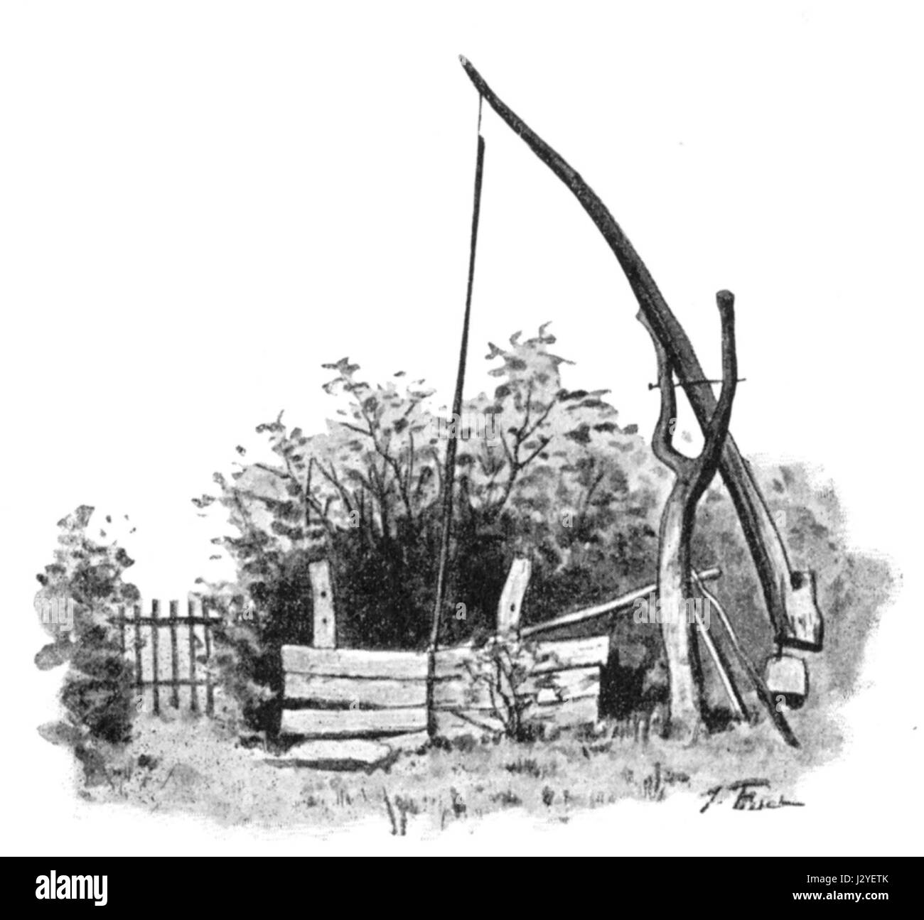 Local well Cut Out Stock Images & Pictures - Alamy