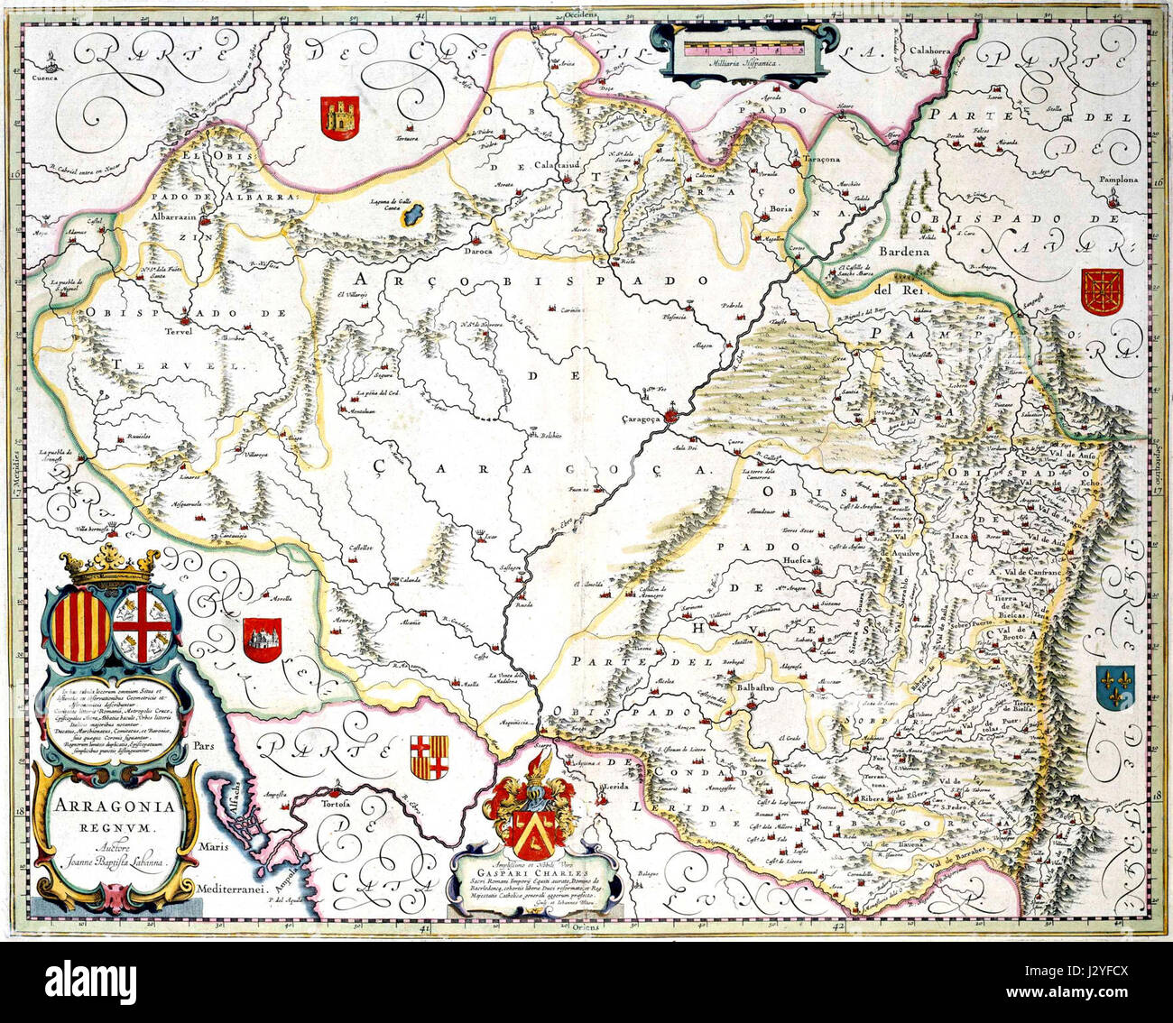 Medieval iberian peninsula map hi-res stock photography and images - Alamy