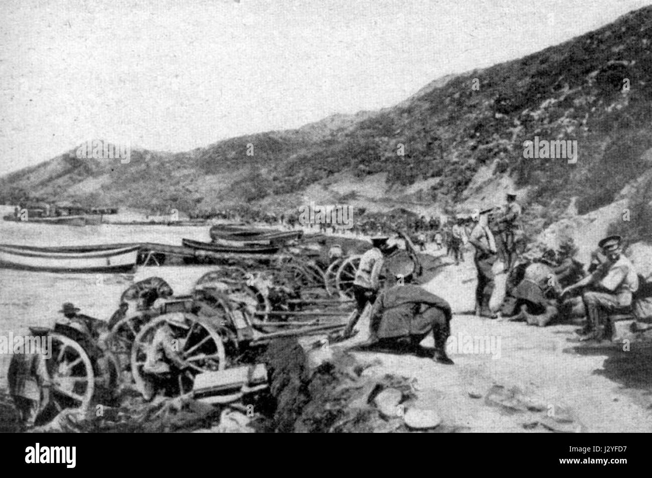 Anzac Cove is a significant site in Gallipoli, Turkey, known for its ...
