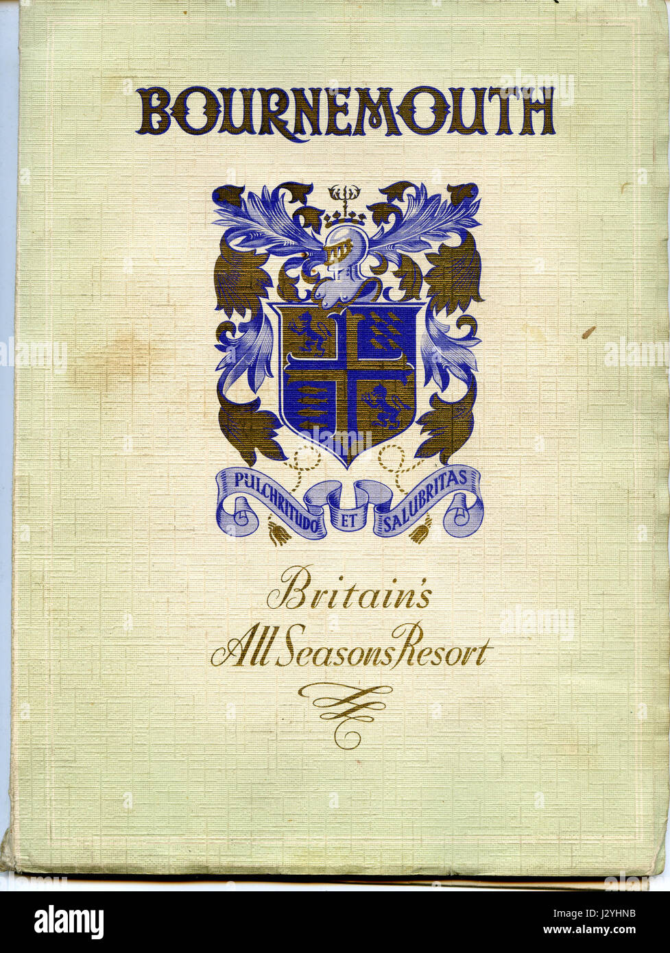 Bournemouth old map hi-res stock photography and images - Alamy