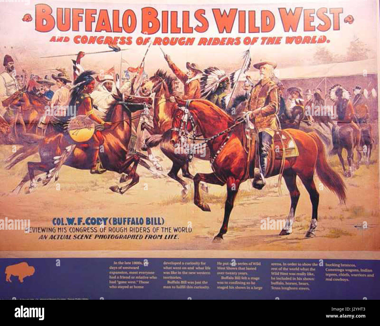 Buffalo Bill, a prominent figure in the American Wild West, was often ...