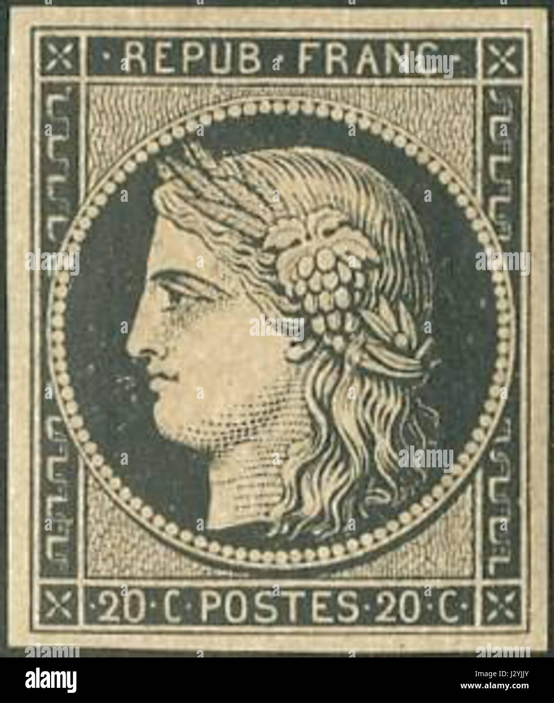 Ceres 20c noir 01 Stock Photo - Alamy