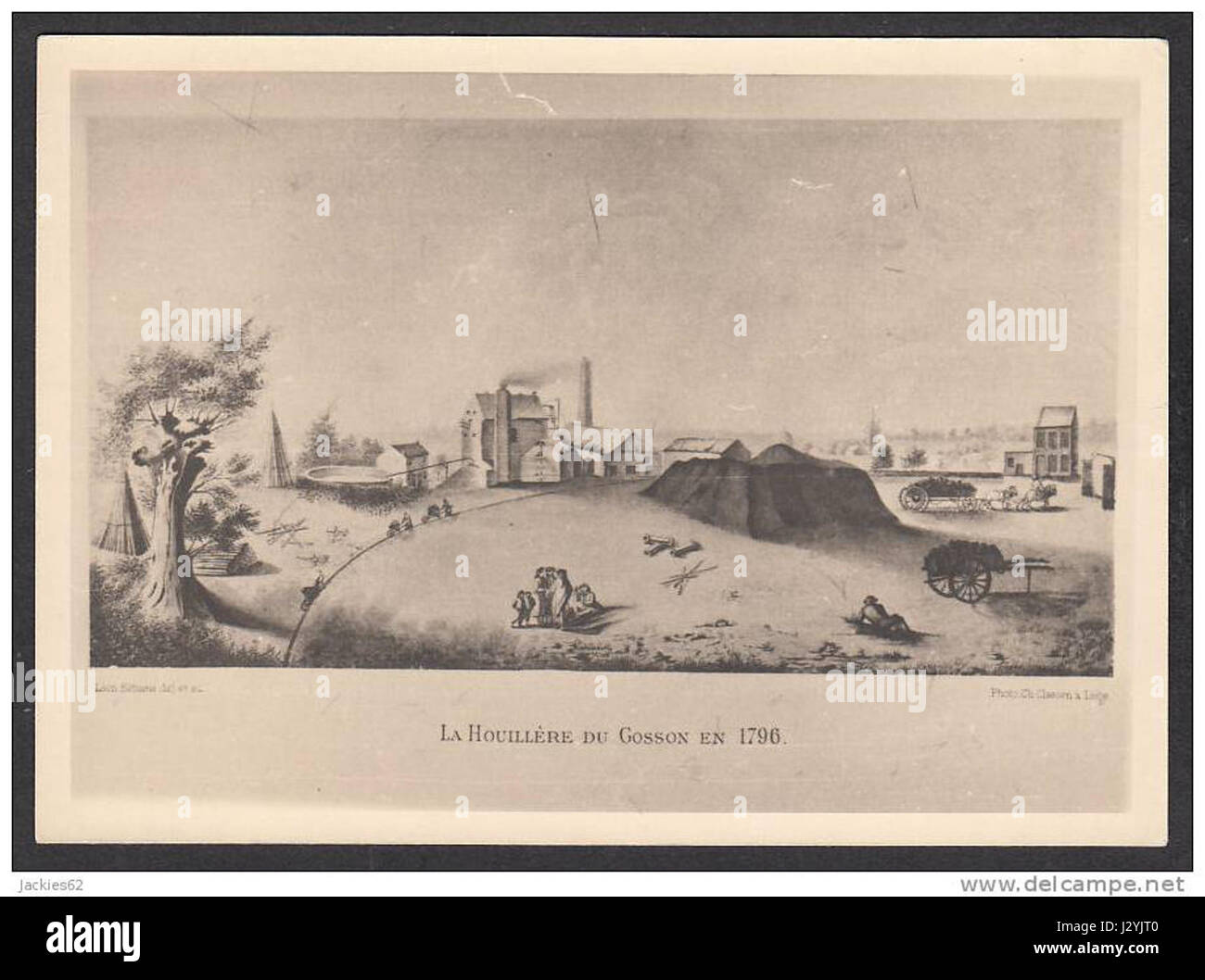 Charbonnage du Gosson, 1796 01 Stock Photo - Alamy